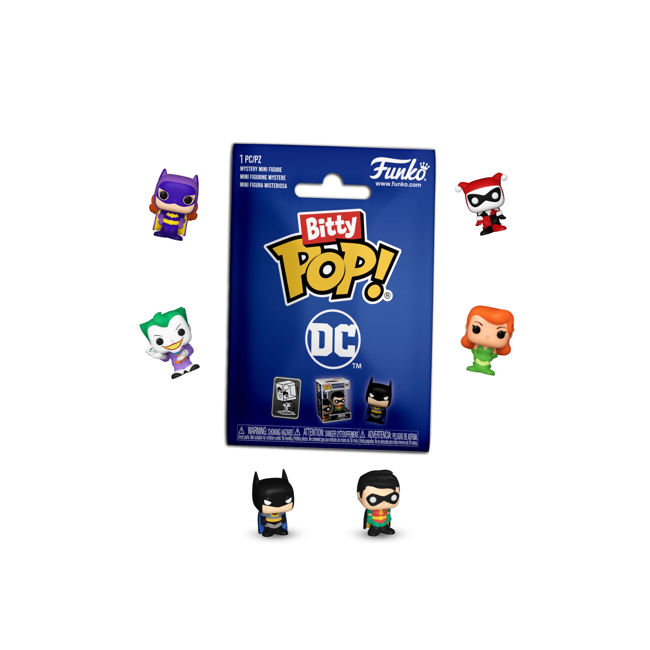 Amazon.com: Funko 12 x Bitty Pop! Singles: DC Mystery Mini Collectible ...
