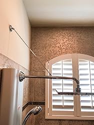 Shower Head Support Bracket - Chrome Finish - Fixed Showerheads ...