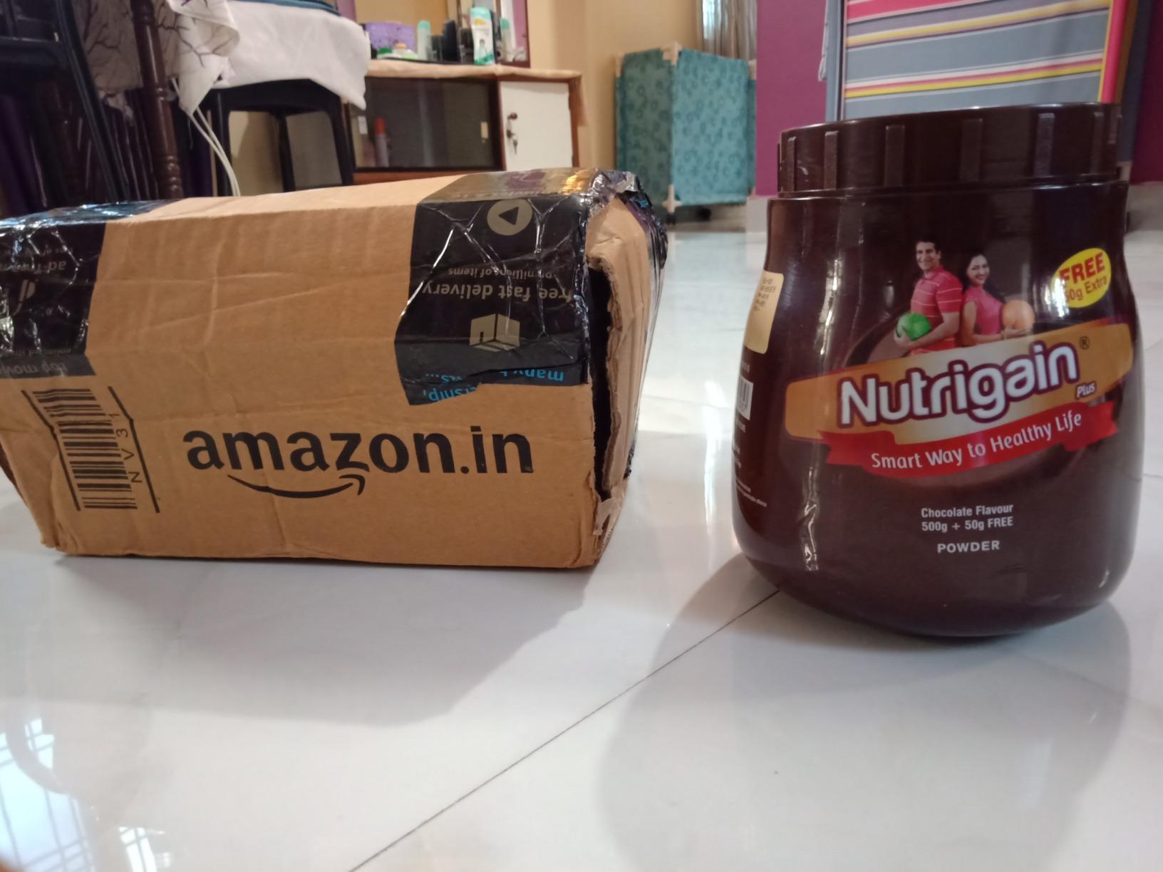 Nutrigain Ayurwin Powder 500Gm & Nutrigain 60 Capsules with Chocolate ...