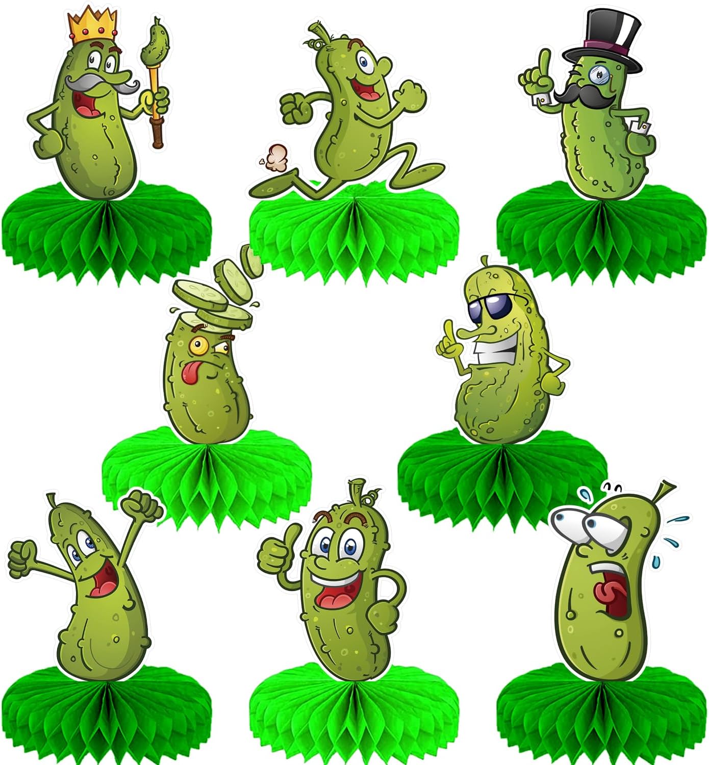 Amazon.com: NOVIIML Birthday Party Decoration, Cartoon Pickles Theme ...