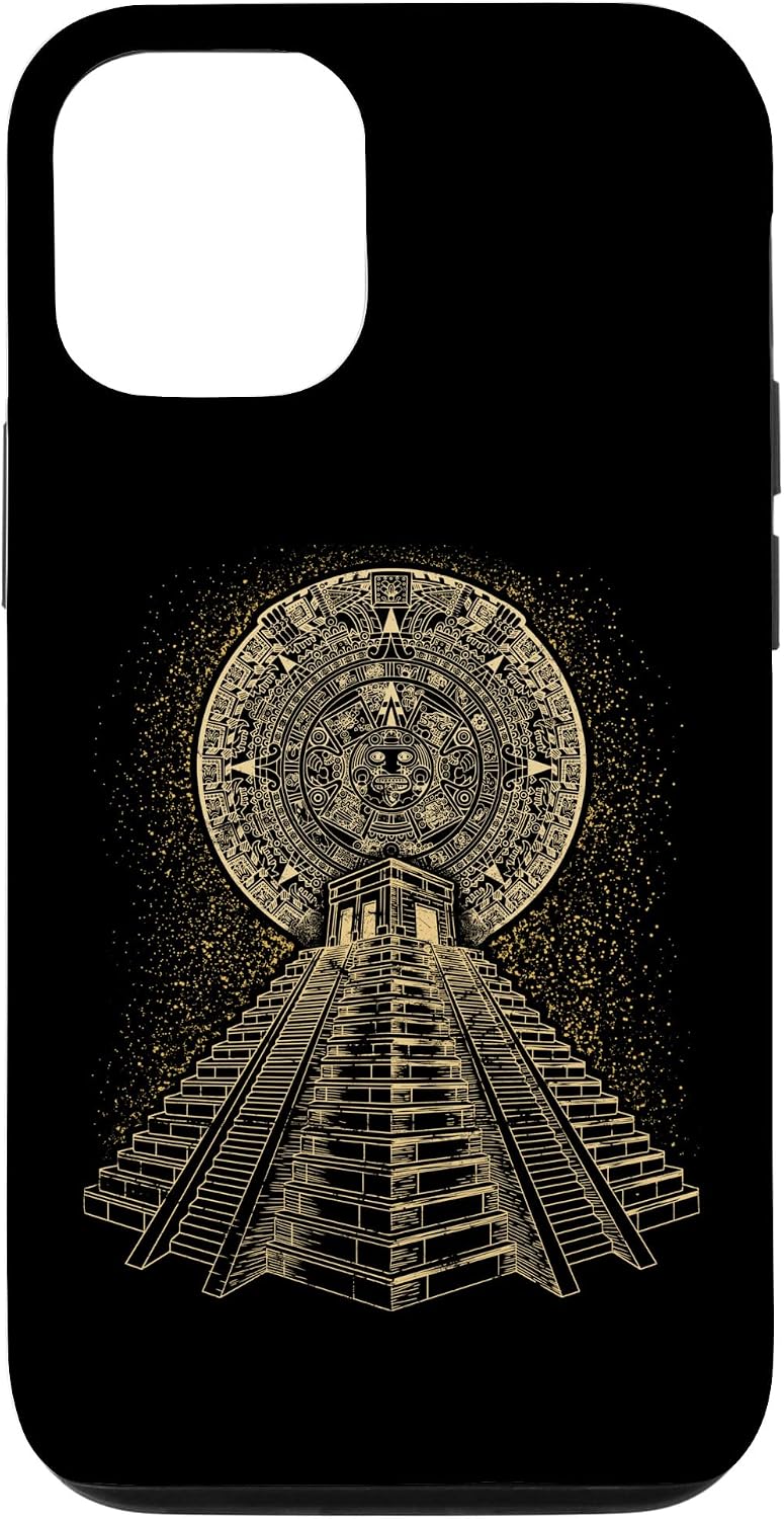 Amazon.com: iPhone 12/12 Pro Ancient Sacred Mayan Aztec Calendar ...