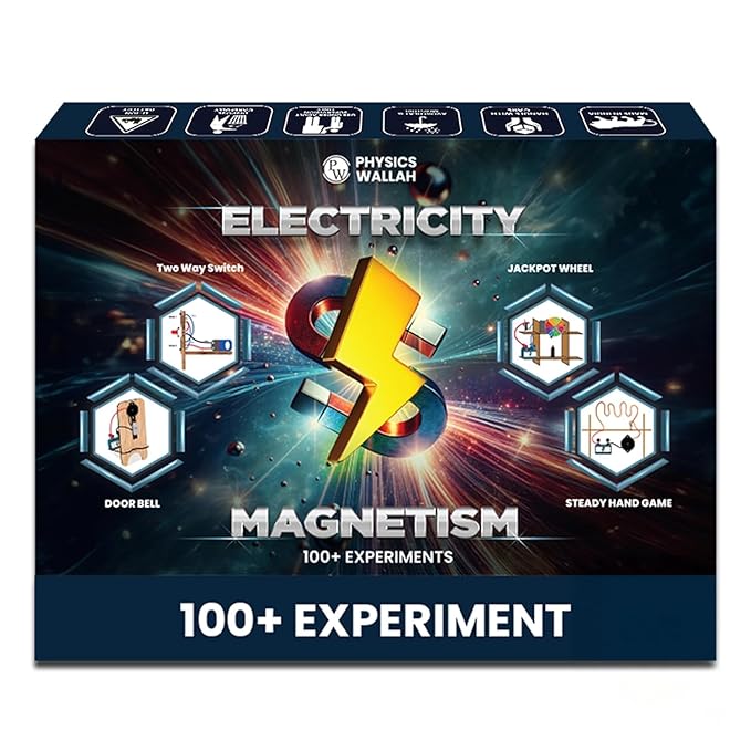 Buy Electricity & Magnetism Science Kit for Kids Age 8,9,10,11,12,13,14 ...
