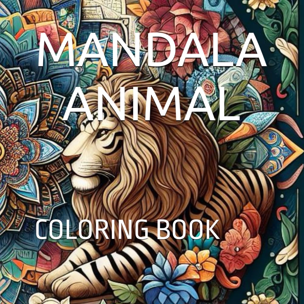 Amazon.com: MANDALA ANIMAL: COLORING BOOK: 9798871654750: Caballero ...