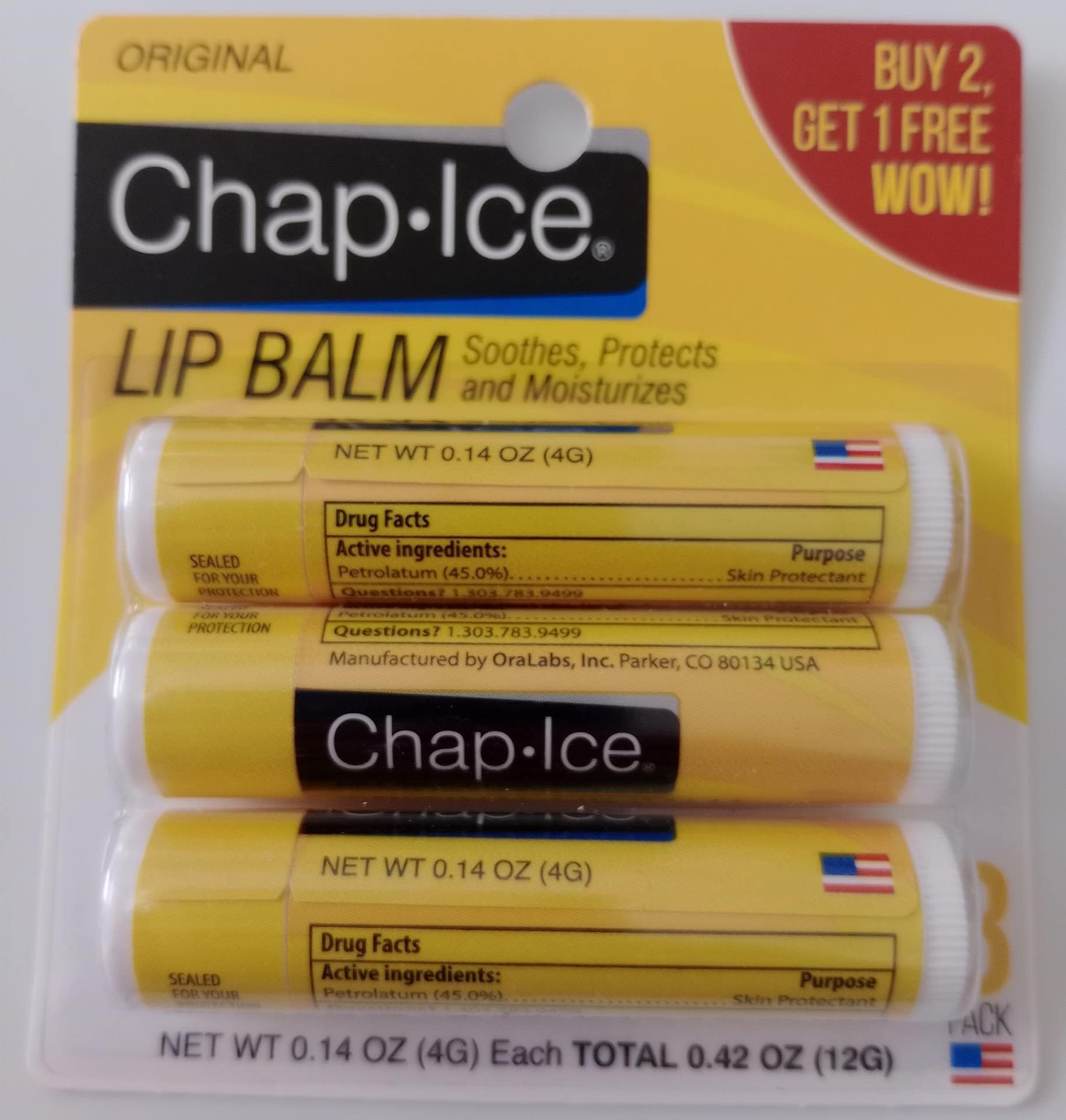 Amazon.com: Chap-Ice | Medicated lip balm - for chapped, windburned ...