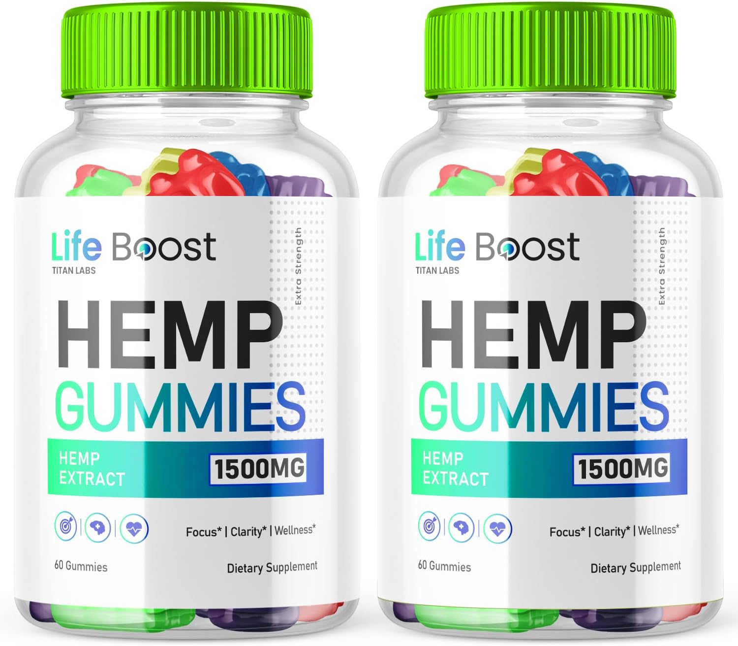 Amazon.com: (2 Pack) Life Boost Hemp Gummies, Life Boost Gummies ...