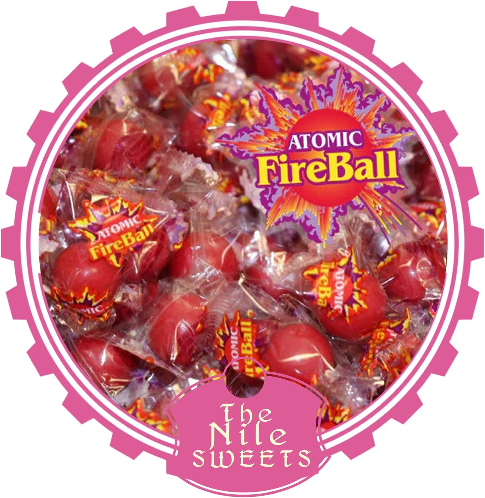 Amazon.com: Atomic Fireball Jawbreakers Candy | Individually Wrapped ...