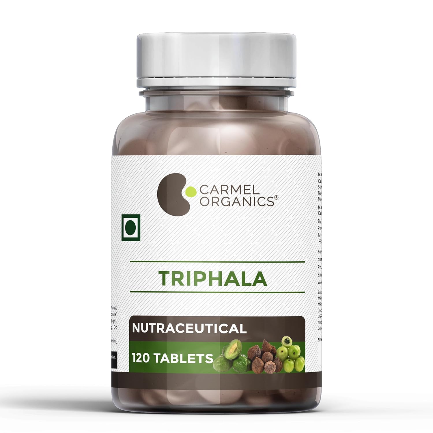 Buy CARMEL ORGANICS Triphala Extract Tablet 120 Nos (Pack of 1 ...