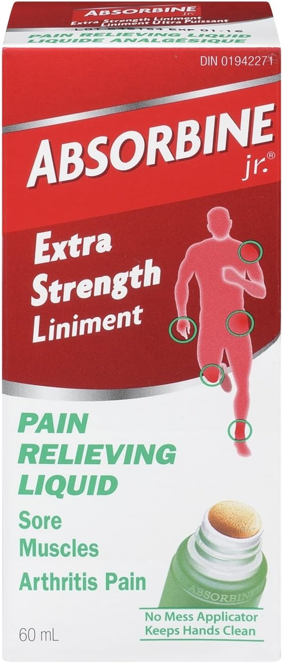 Absorbine Jr Liniment Extra Strength 60 milliliter : Amazon.ca: Health ...