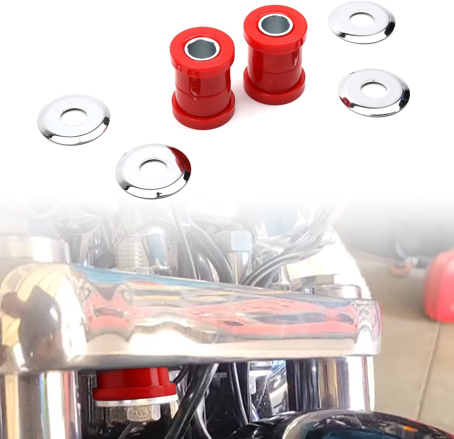 Amazon.com: TIGERSGATE Polyurethane Handlebar Riser Bushings Mount ...