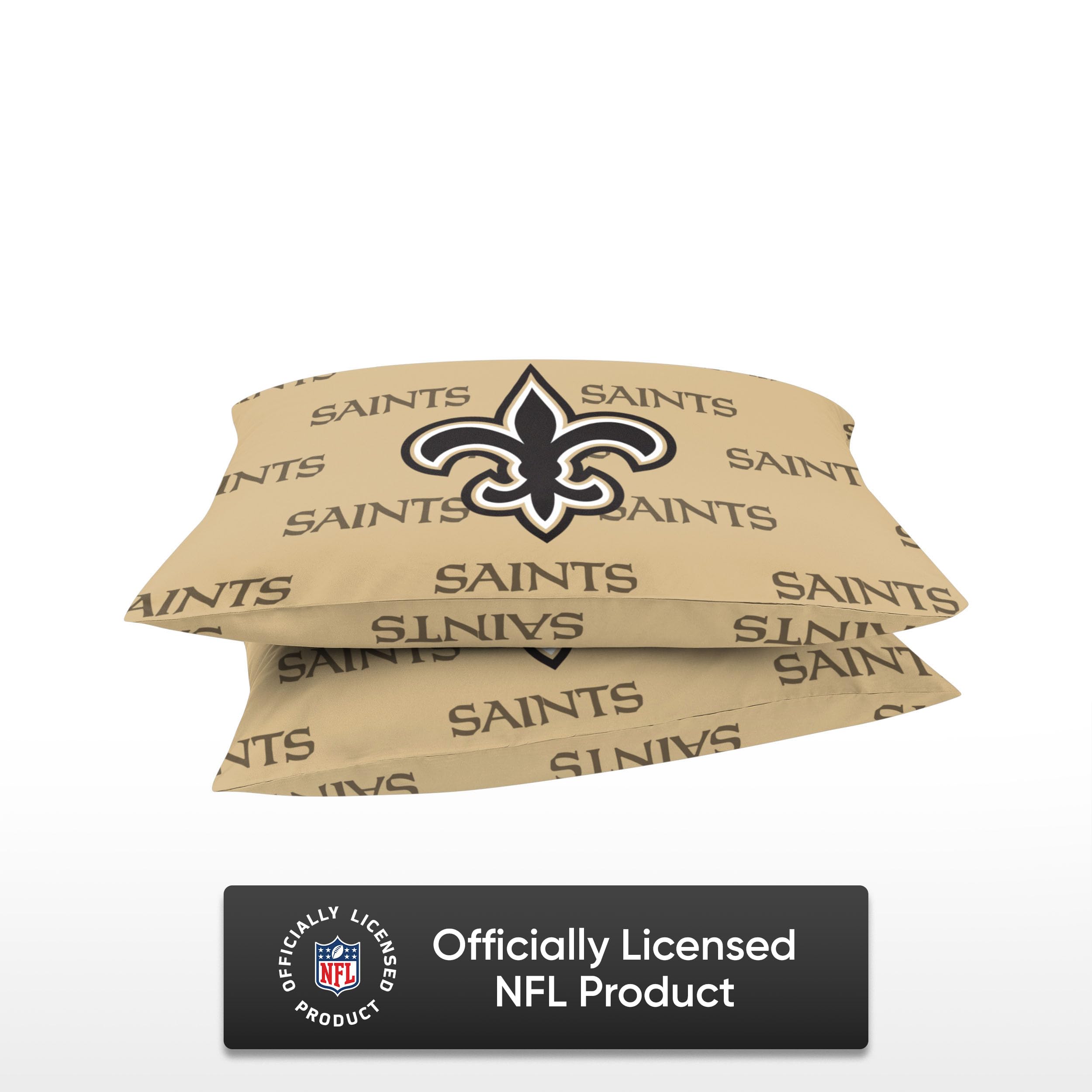 Snapklik.com : New Orleans Saints NFL Team Color Big Logo Standard 2 ...