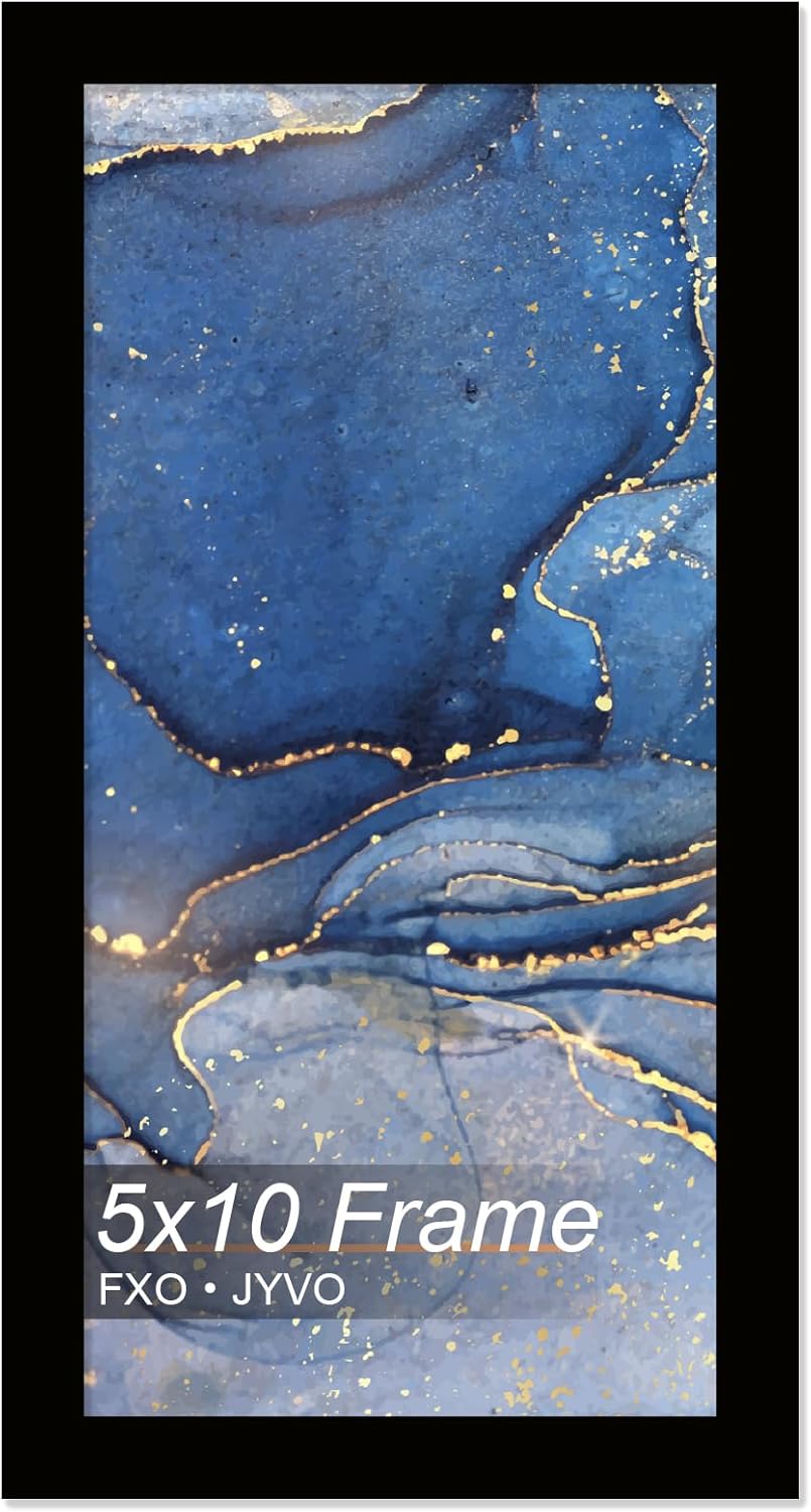 Amazon.com - Fxojyvo 5x10 Picture Frame, Black Frame for 5 x 10 Inch ...