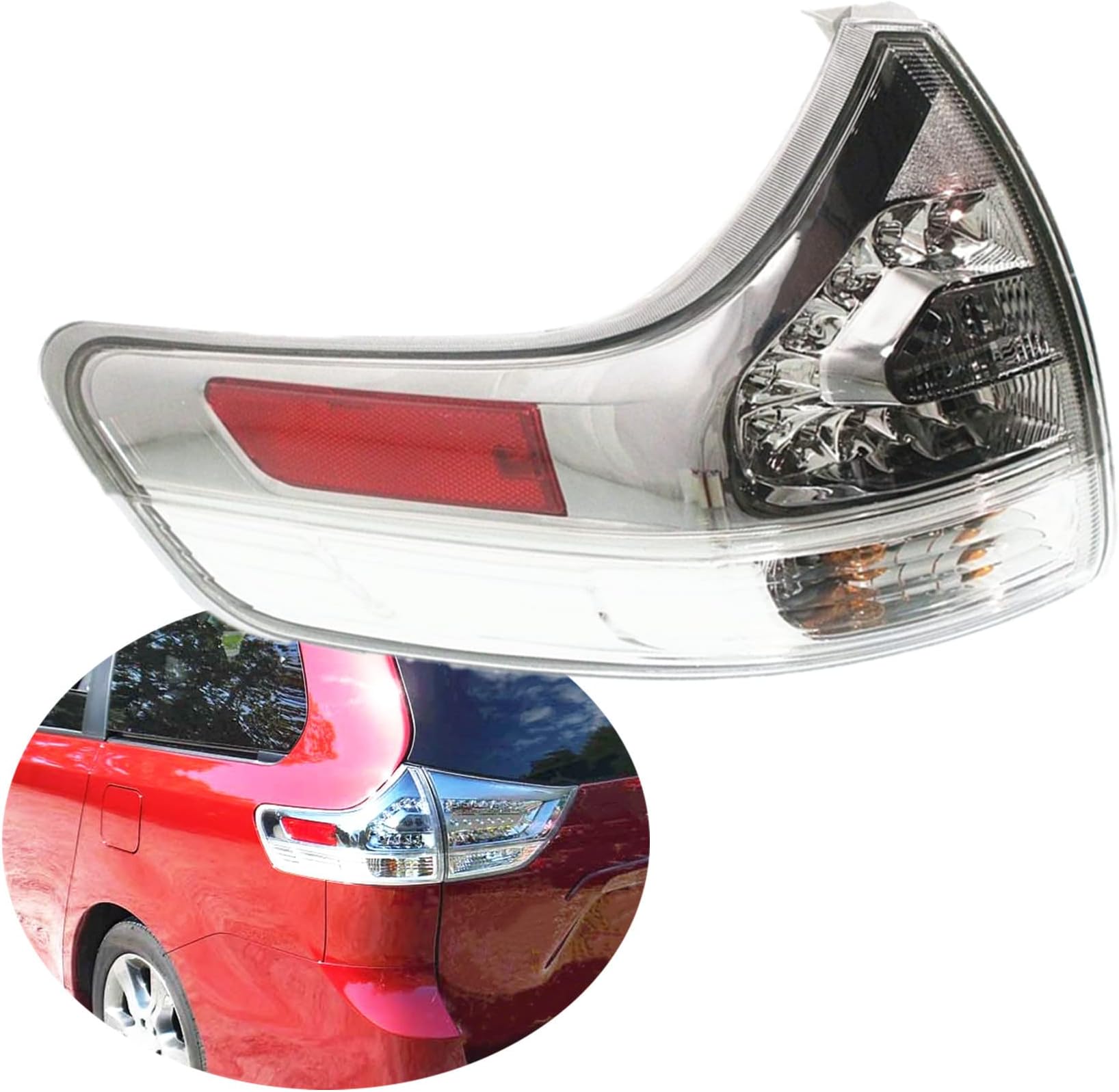 Amazon.com: munirater 1-Pack Rear Left Tail Light Assembly Replacement ...