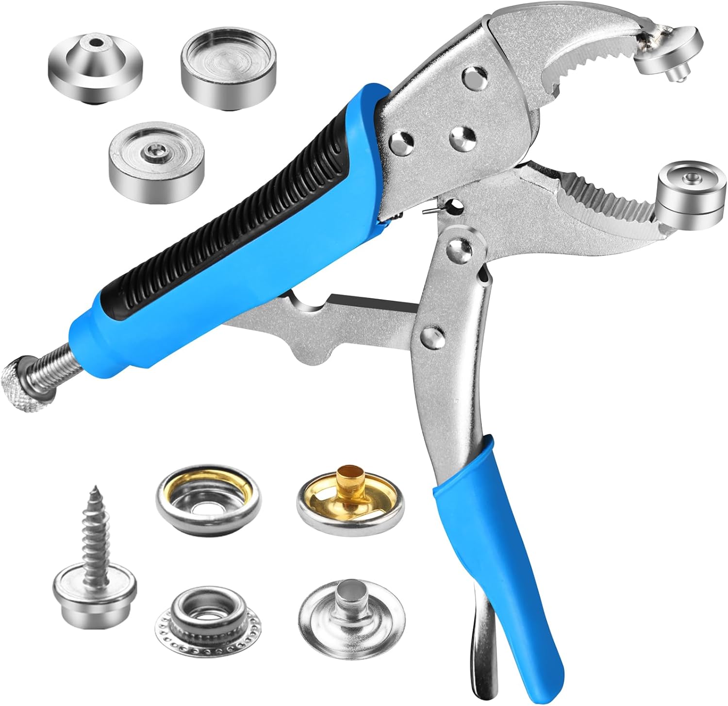 Amazon.com: Generic Heavy Duty Snap Fastener Tool with 30 Set Boat ...