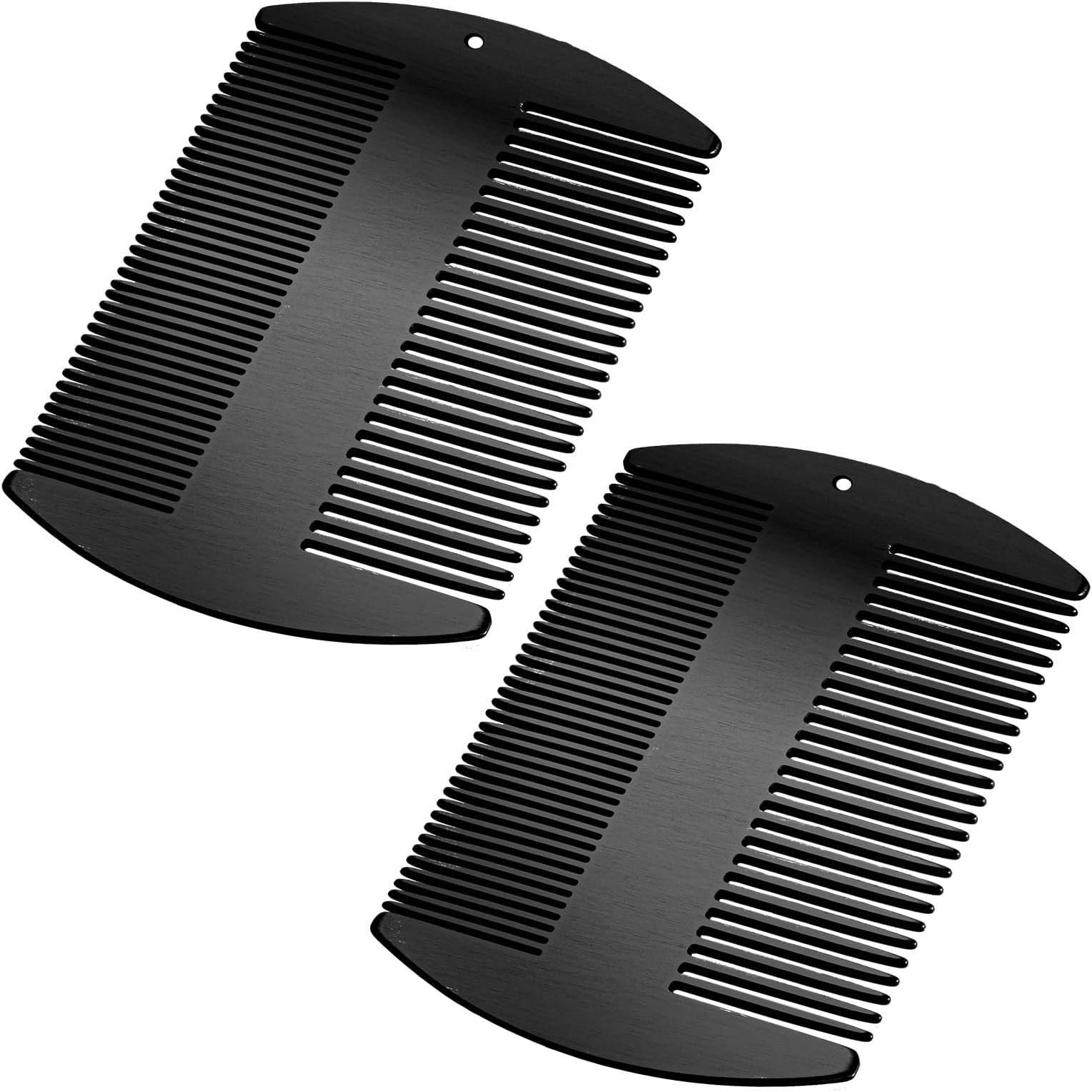 Amazon.com : Boao 2 Pieces Metal Hair Combs for Women Men Beard ...