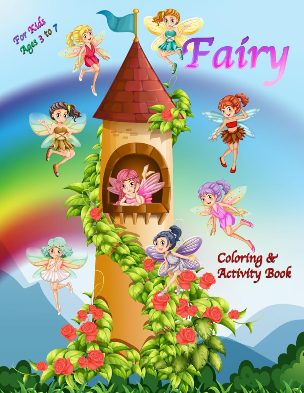 Amazon.com: Fairy Coloring & Activity Book: Cute, Easy, And Educational ...