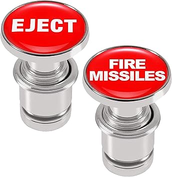 Amazon.com: 2PACK Universal Aluminum Car Cigarette Lighter Button FIRE ...