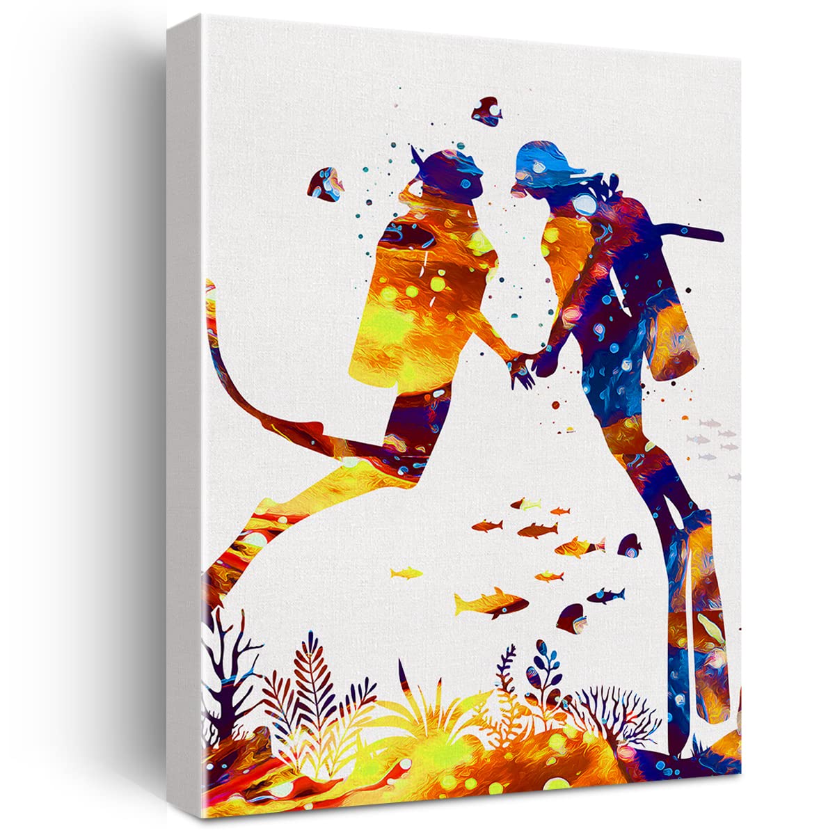 Scuba Diver Painting