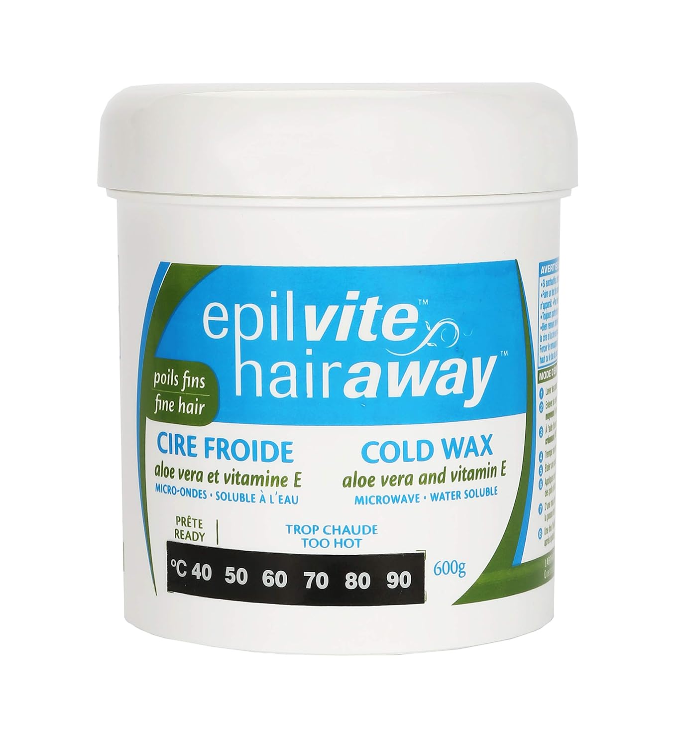 Amazon.com : Epil-Vite/Hair Away - Cold Wax Aloe Vera and Vitamin E ...