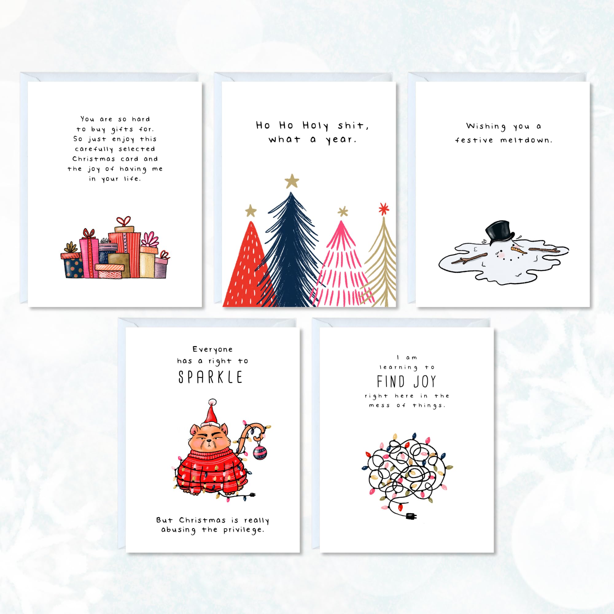 Funny Holiday Boxed Cards