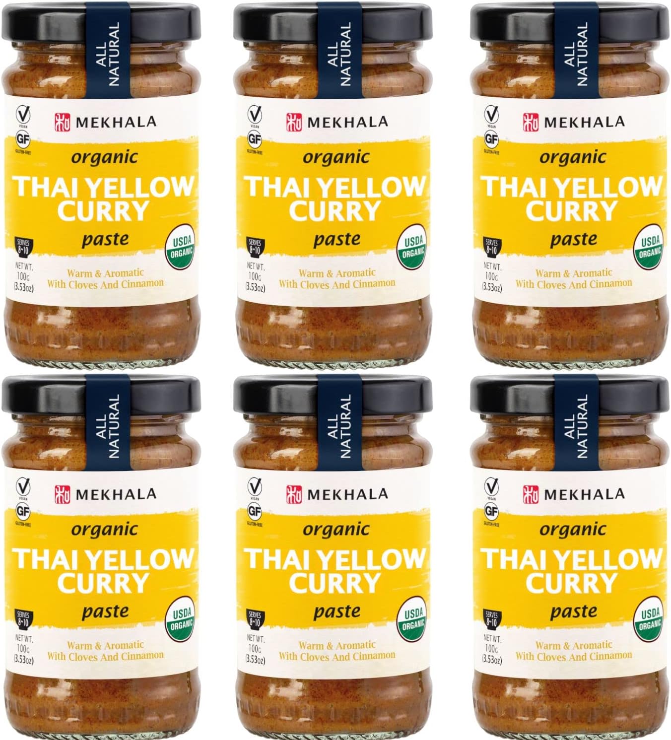 Amazon.com : Blue Elephant Yellow Curry Sauce Premium Royal Thai ...