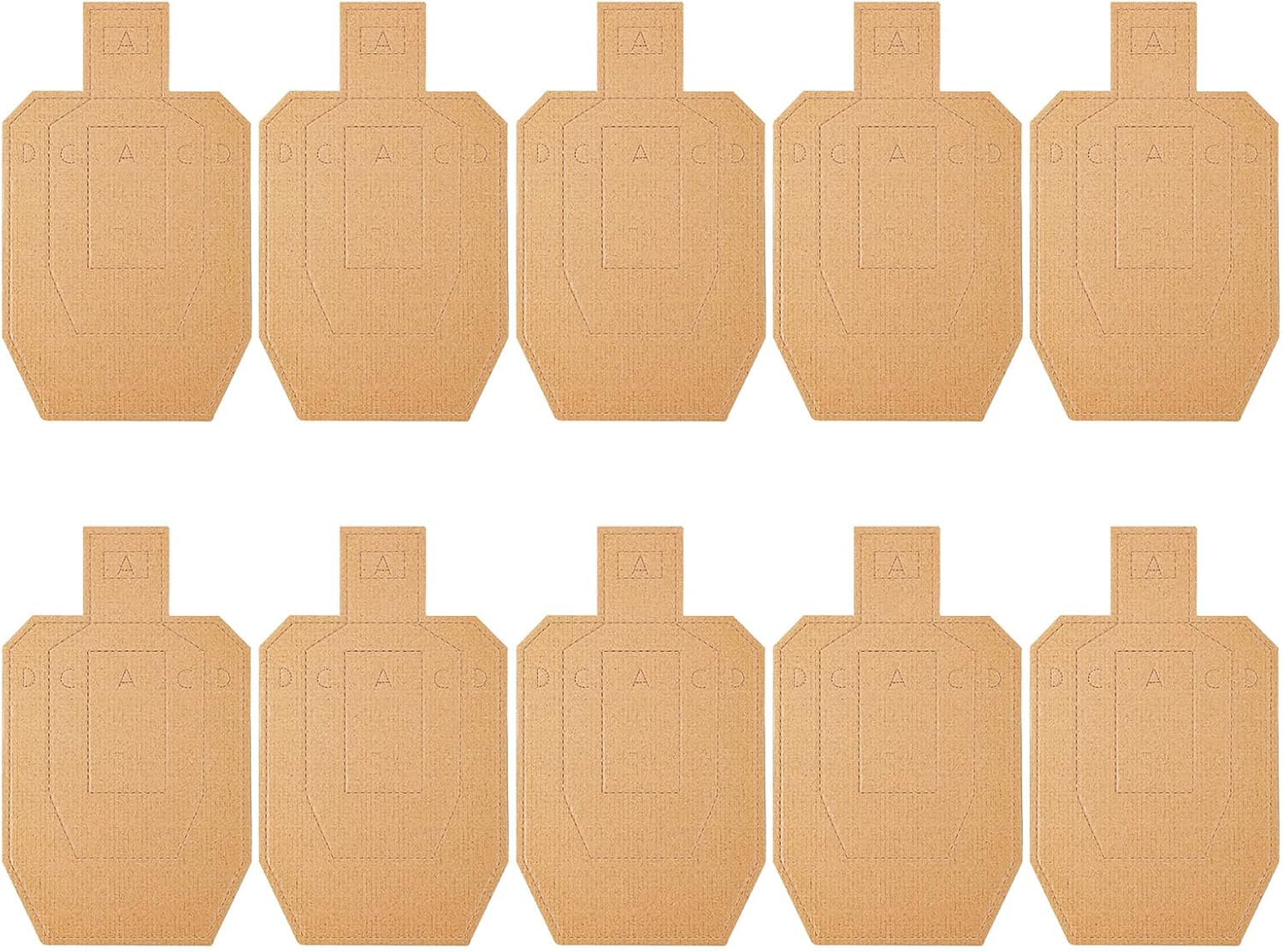 Amazon.com: Saccgt Pack of 10 Shooting Targets Paper Targets for w s ...
