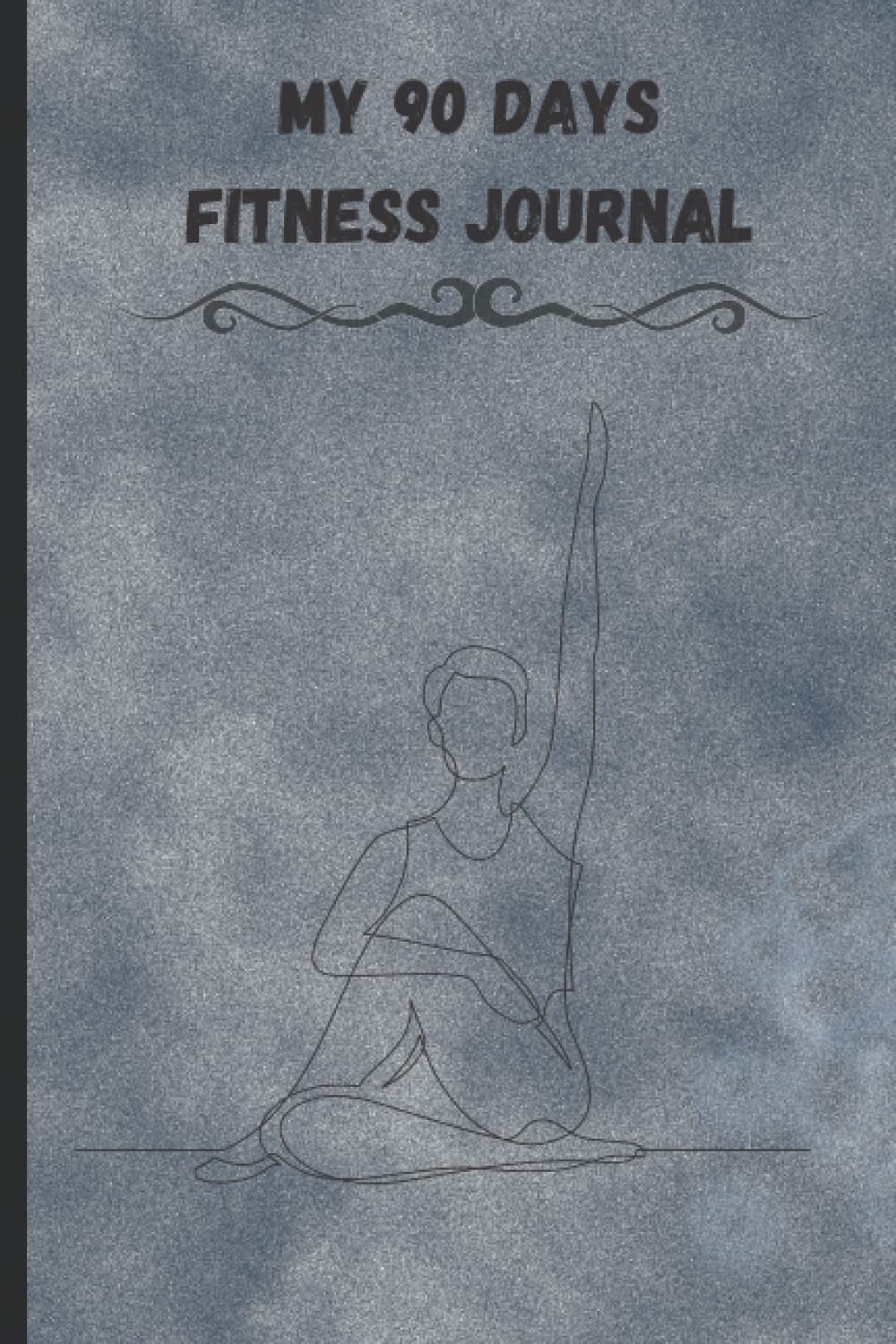 My 90 Days Fitness Journal Wellness Planner Workout Journal for Men ...