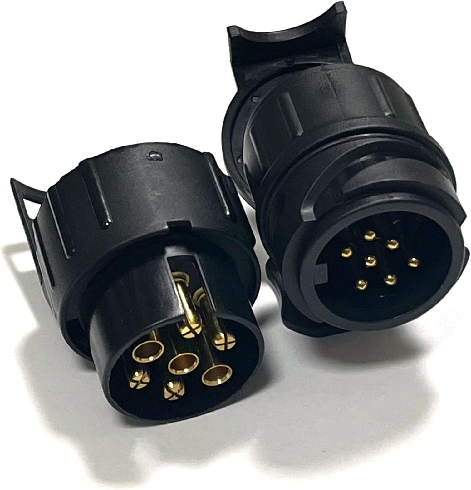 8 Pin (13pin) Trailer Plug, European, New Euro Style, 12V, Maypole ...