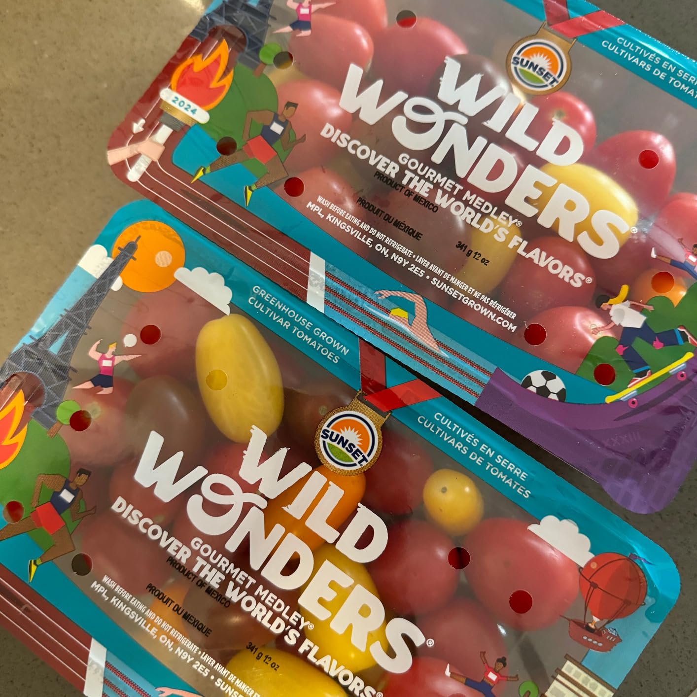 Amazon.com: Sunset Produce Wild Wonders Cherry Tomatoes, 12 oz ...
