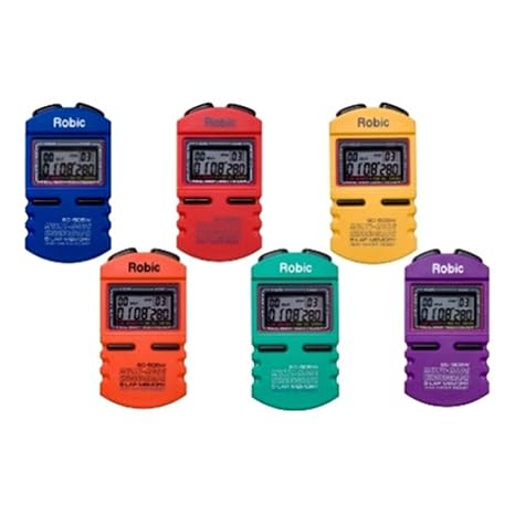 Amazon.com: Robic SC-505W Twelve (12) Memory Stopwatch 6-Pack ...