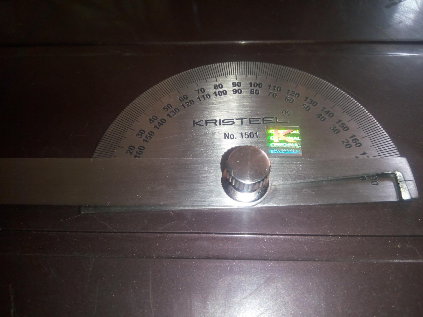 KRISTEEL | Degree Protractor (D Head) [Pack of 2] : Amazon.in ...