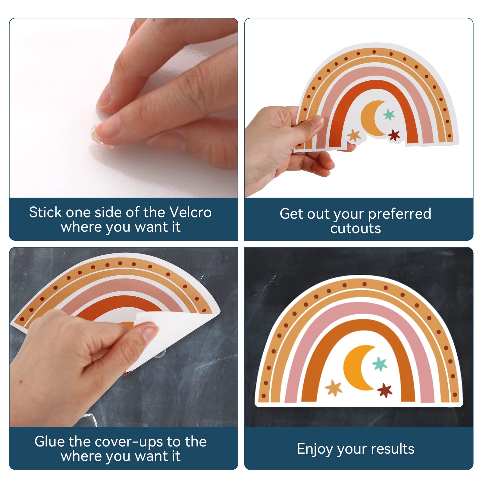 Snapklik.com : Blue Boho Calming Corner Classroom Bulletin Board Set ...