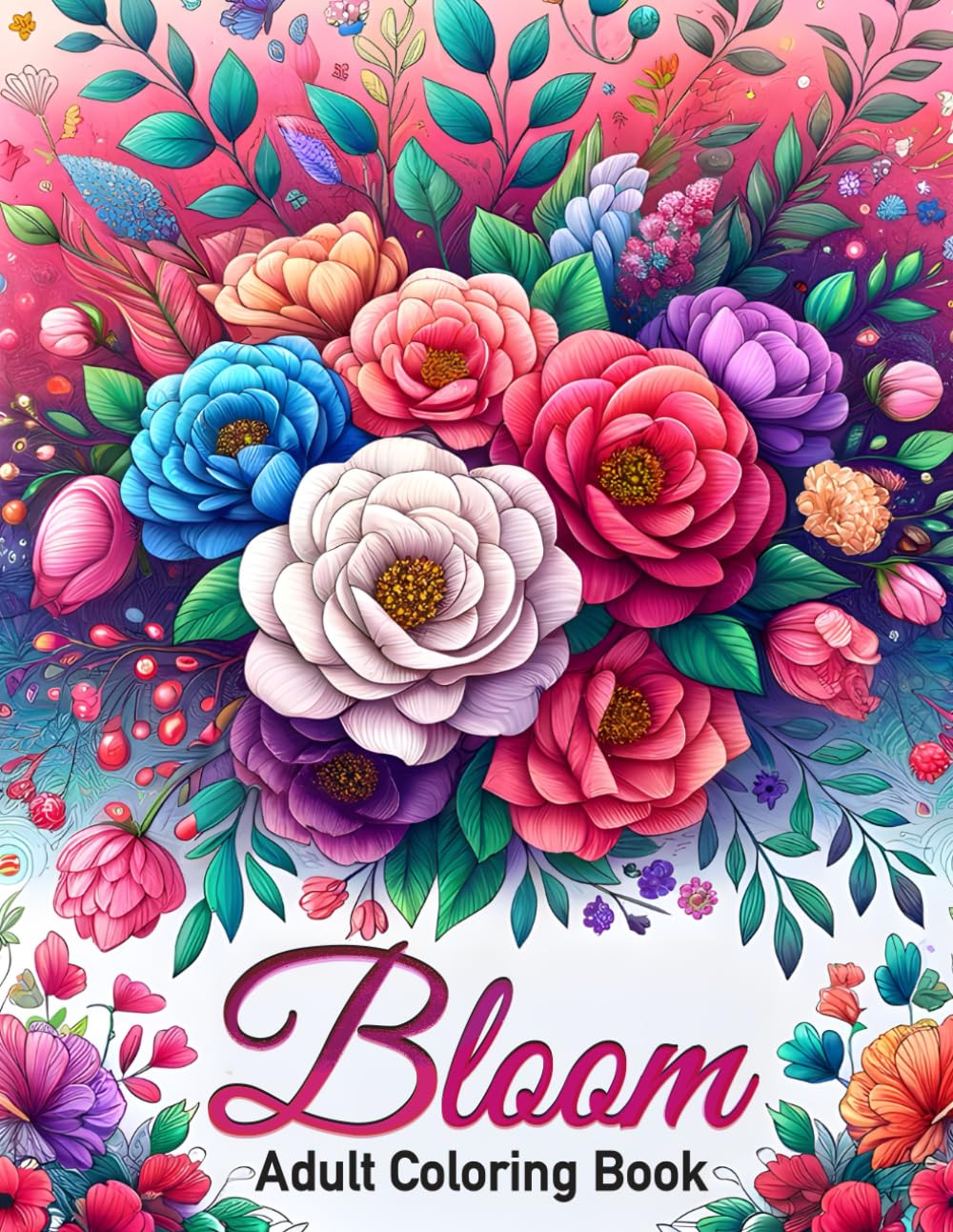 Bloom Adult Coloring Book: Adult Coloring Book for Mindfulness, Anxiety ...