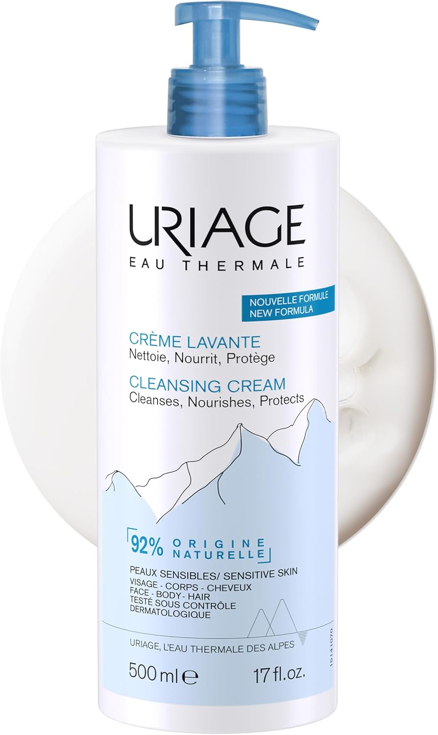 Uriage Cleansing Cream 500ml - Moisturizing Body Cleanser with Shea ...