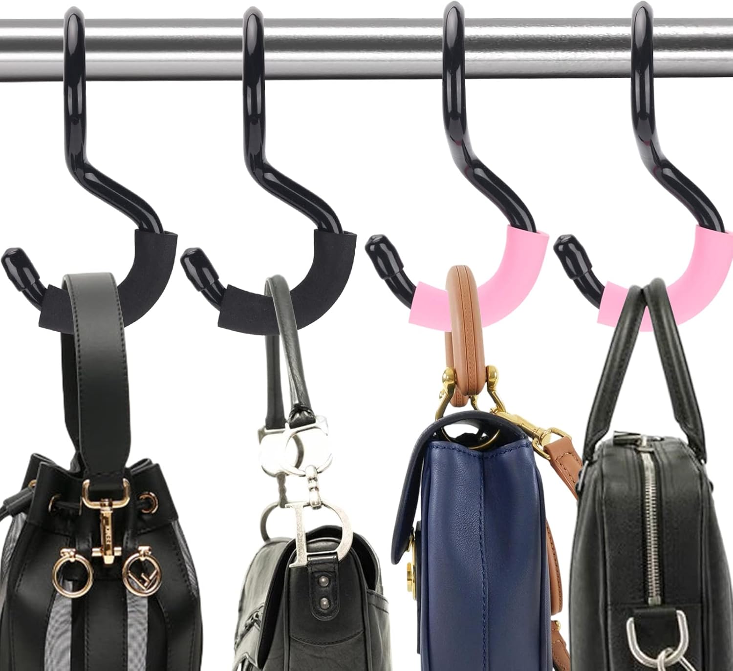 Amazon.com: lotelf.com Purse Hanger for Closet,Unique S-Shaped Twist ...