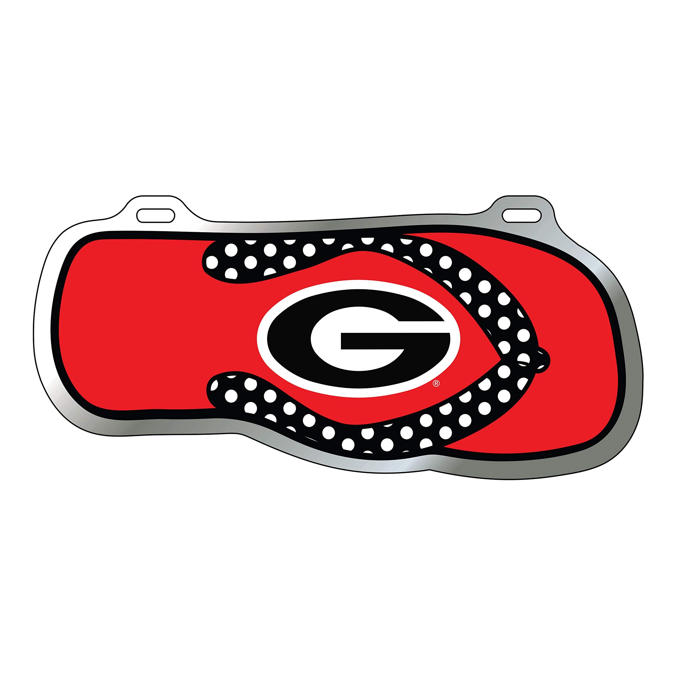 Amazon.com: Craftique University of Georgia Vinyl Flip Flop License ...