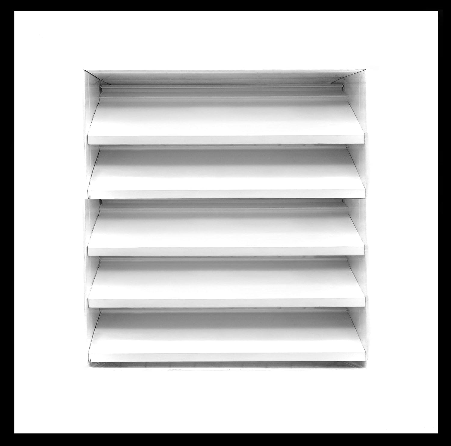 12"w X 12"h Aluminum Outdoor Weather Proof Louver - Rain & Waterproof ...