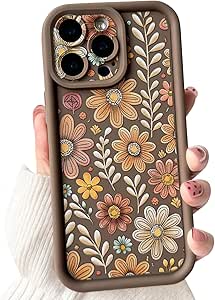 Amazon.com: Lovmooful Compatible for iPhone 13 Pro Max Case Aesthetic Cute Color Flower Floral ...