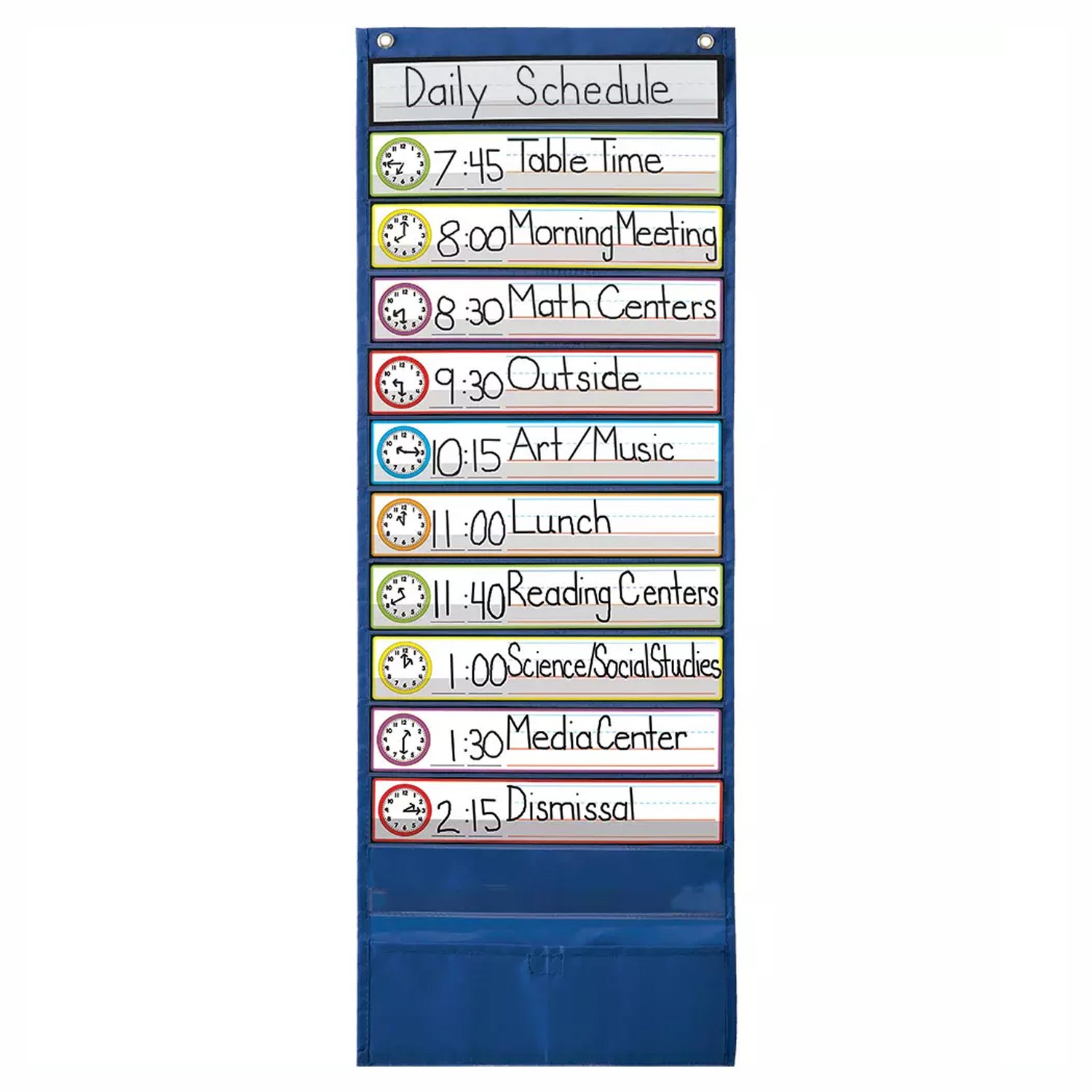 Snapklik.com : CD-158031-A1 Deluxe Scheduling Pocket Chart
