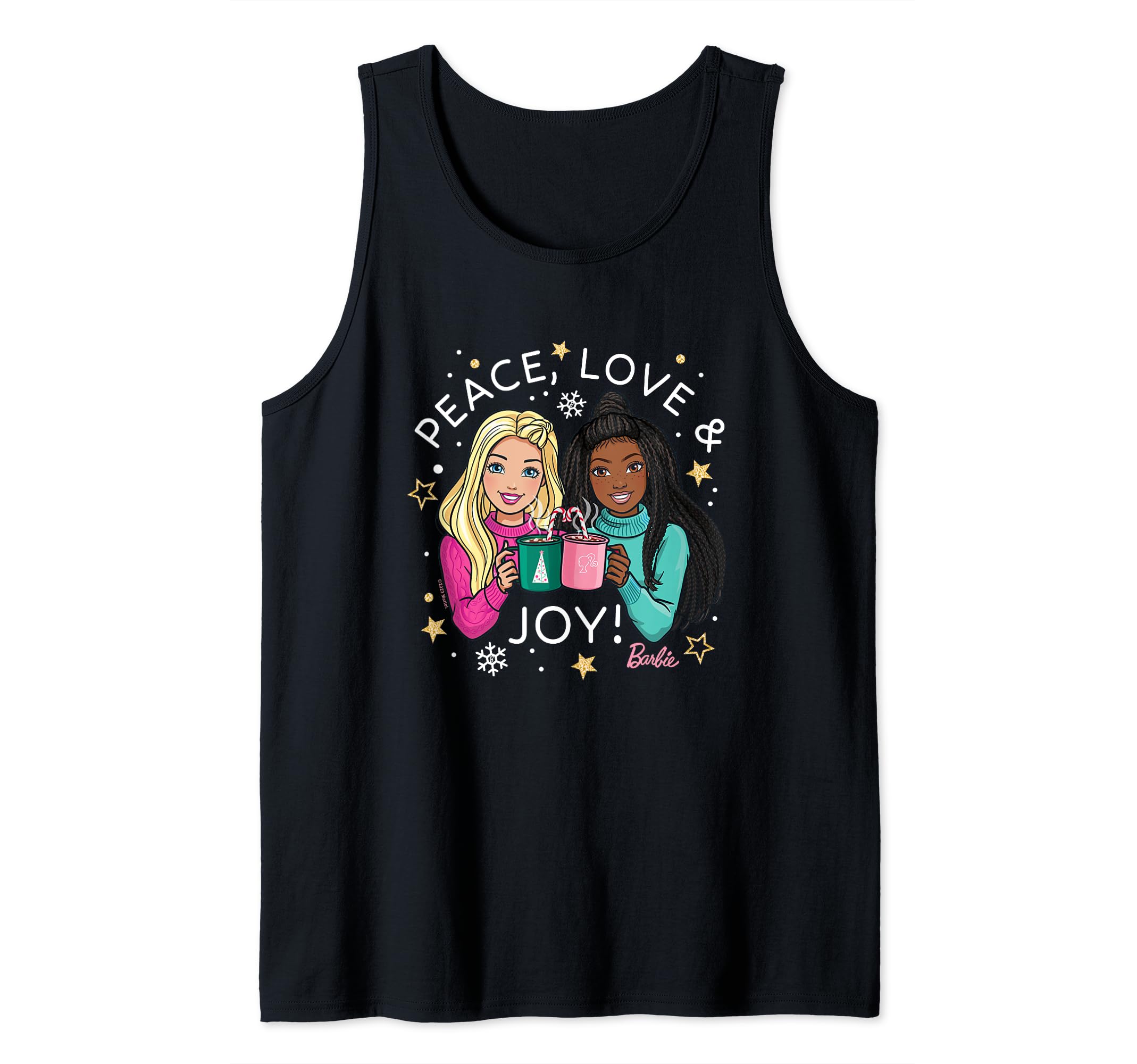 Amazon.com: Barbie - Peace Love Joy Tank Top : Clothing, Shoes & Jewelry