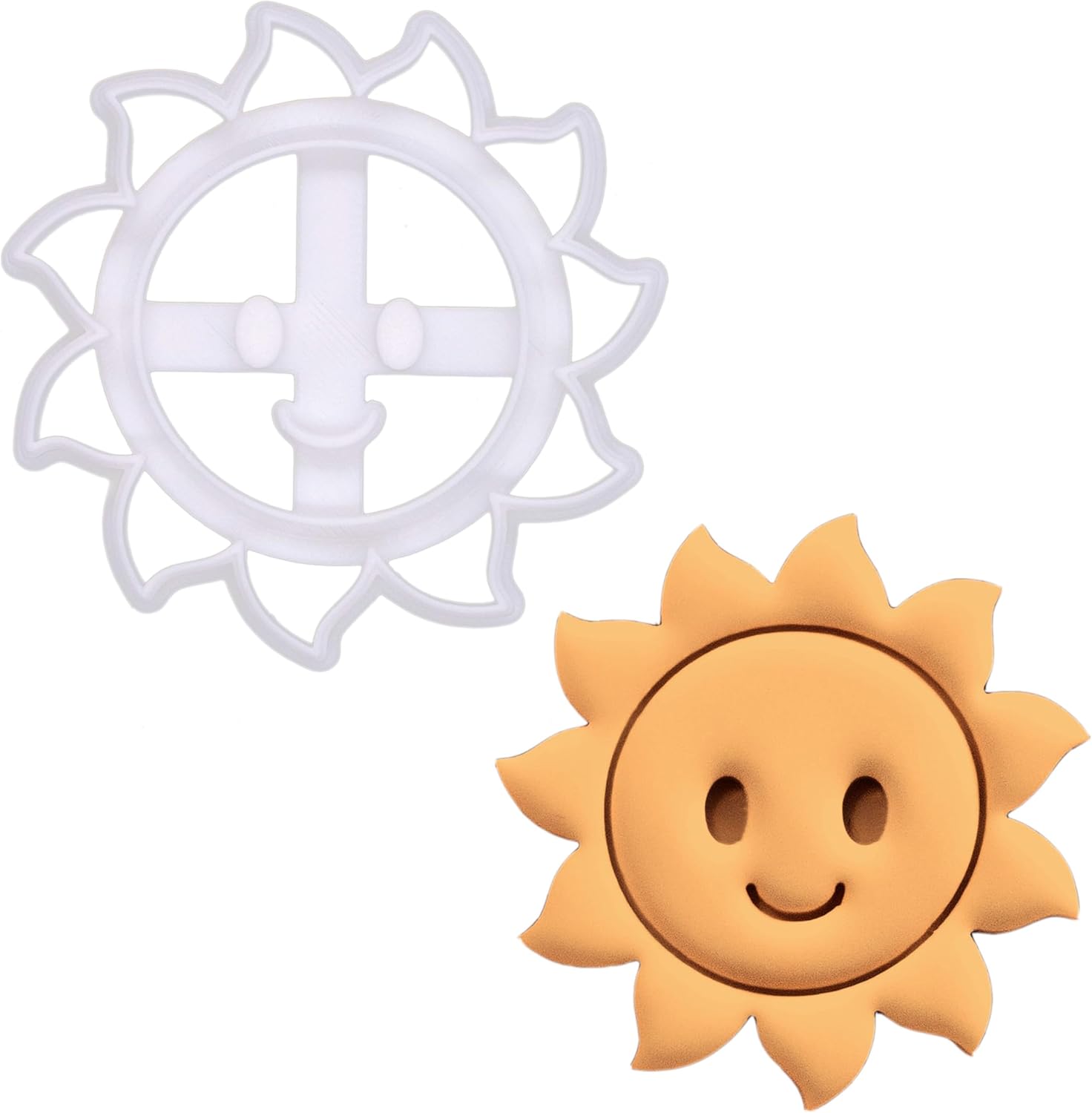 Amazon.com: BAKERLOGY Happy Sun Cookie Cutter - Bake Spring Summer ...