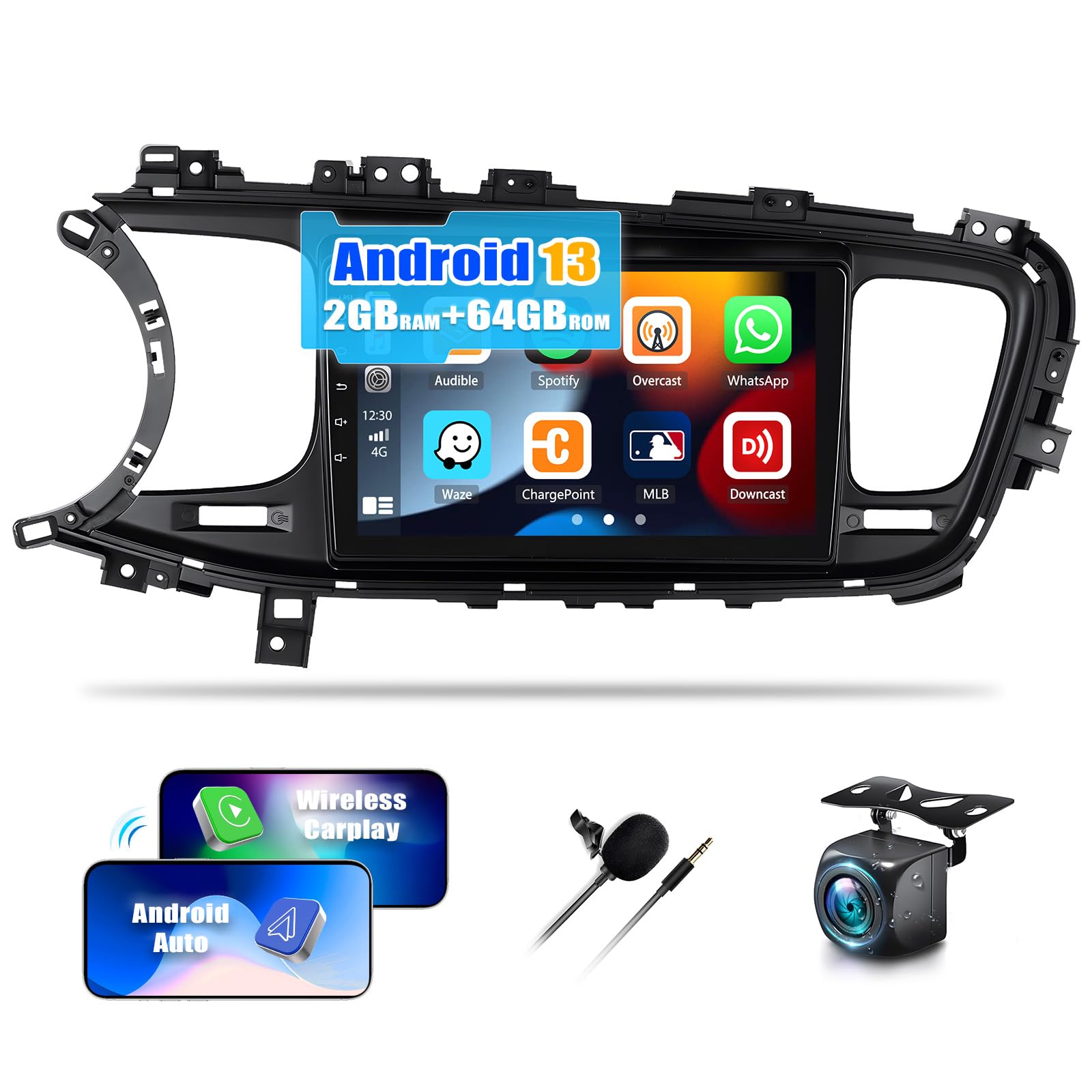 Amazon.com: 2G+64G Car Radio for Kia Optima K5 2013 2014 2015 with ...
