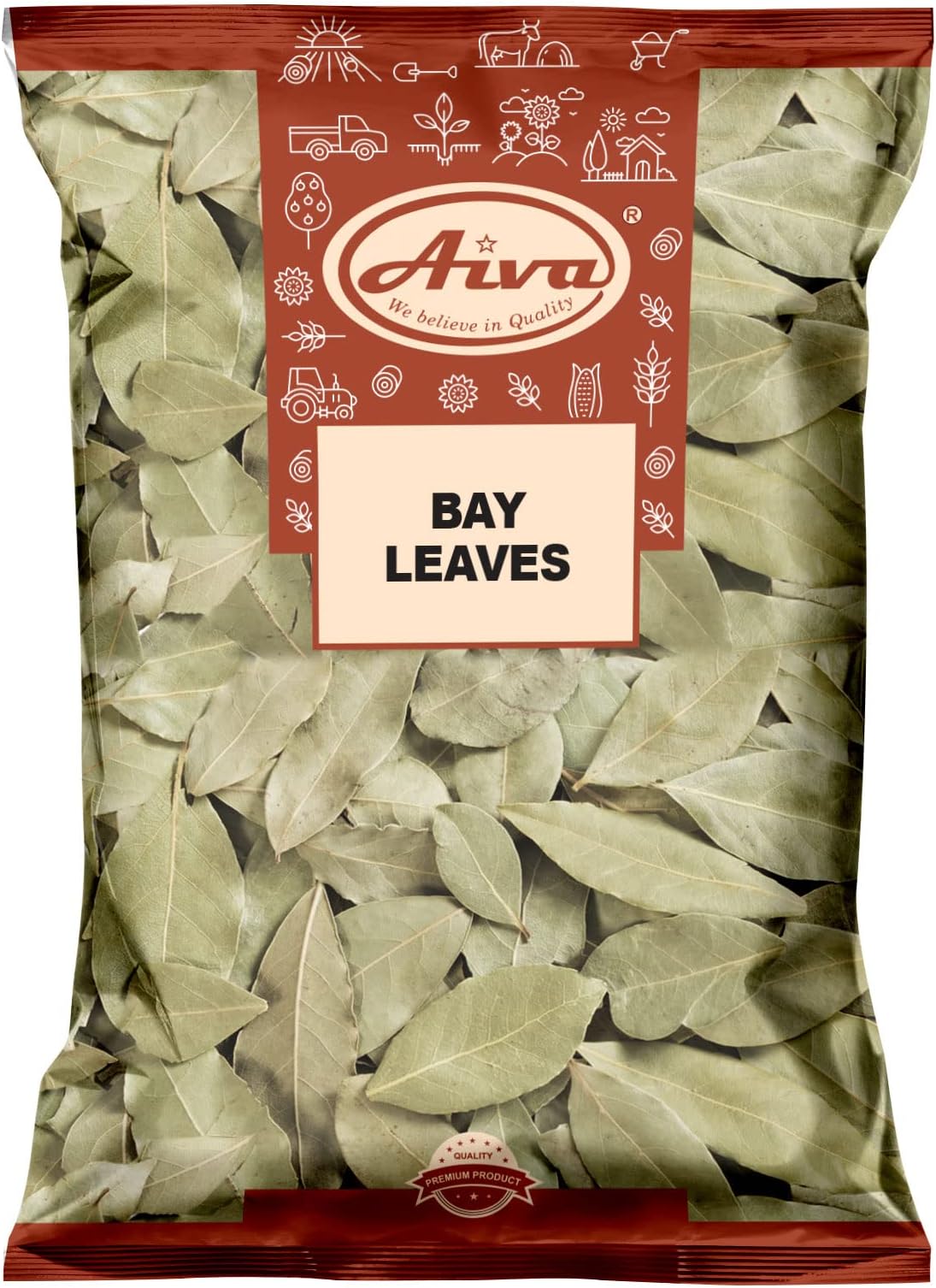 Amazon.com : Aiva Bay Leaves Whole (Tej Patta) (3.5 oz Bulk) – Hand ...