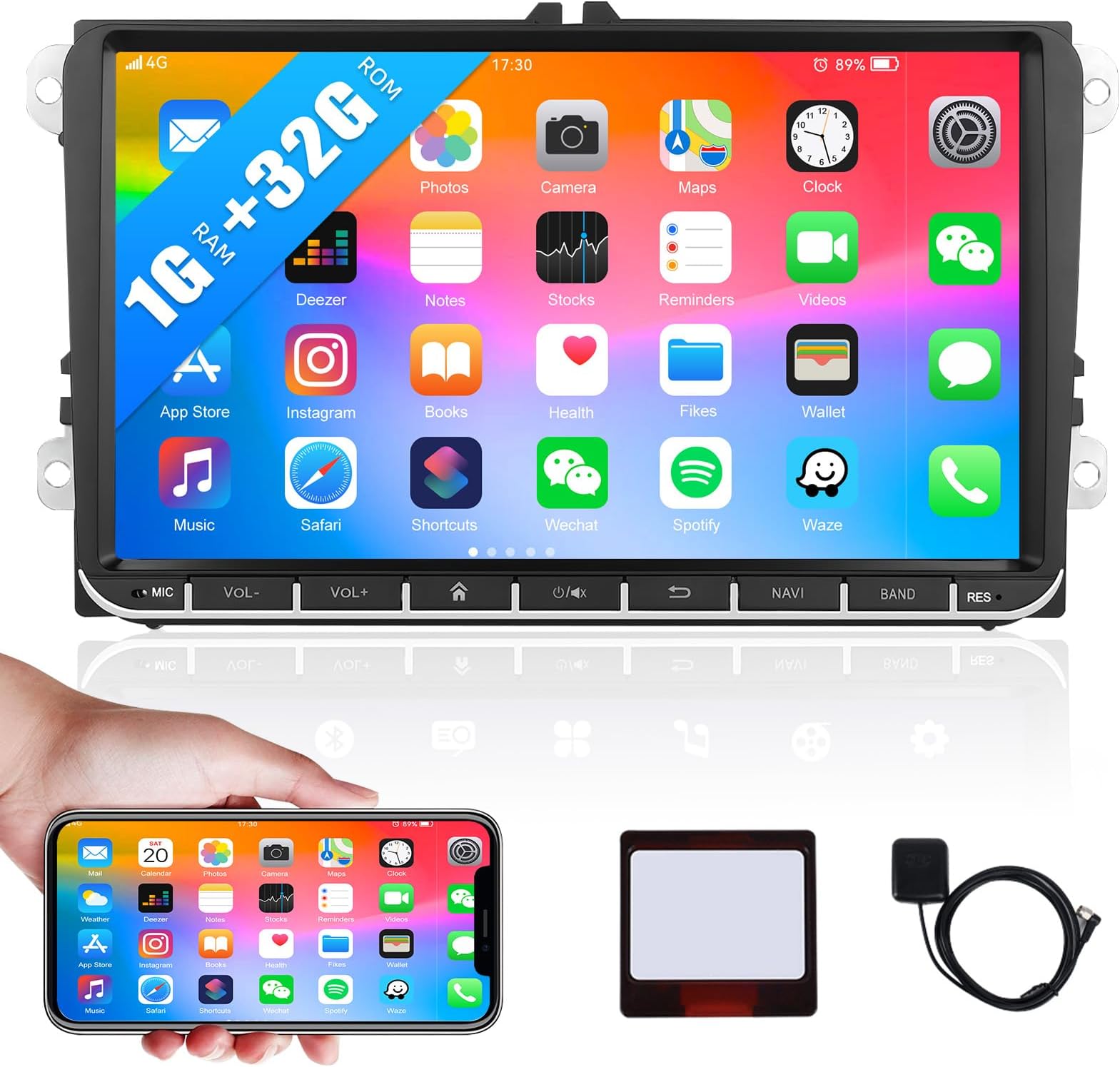 Amazon.com: Naifay Android Car Radio for VW Golf 5 6 Passat Jetta ...