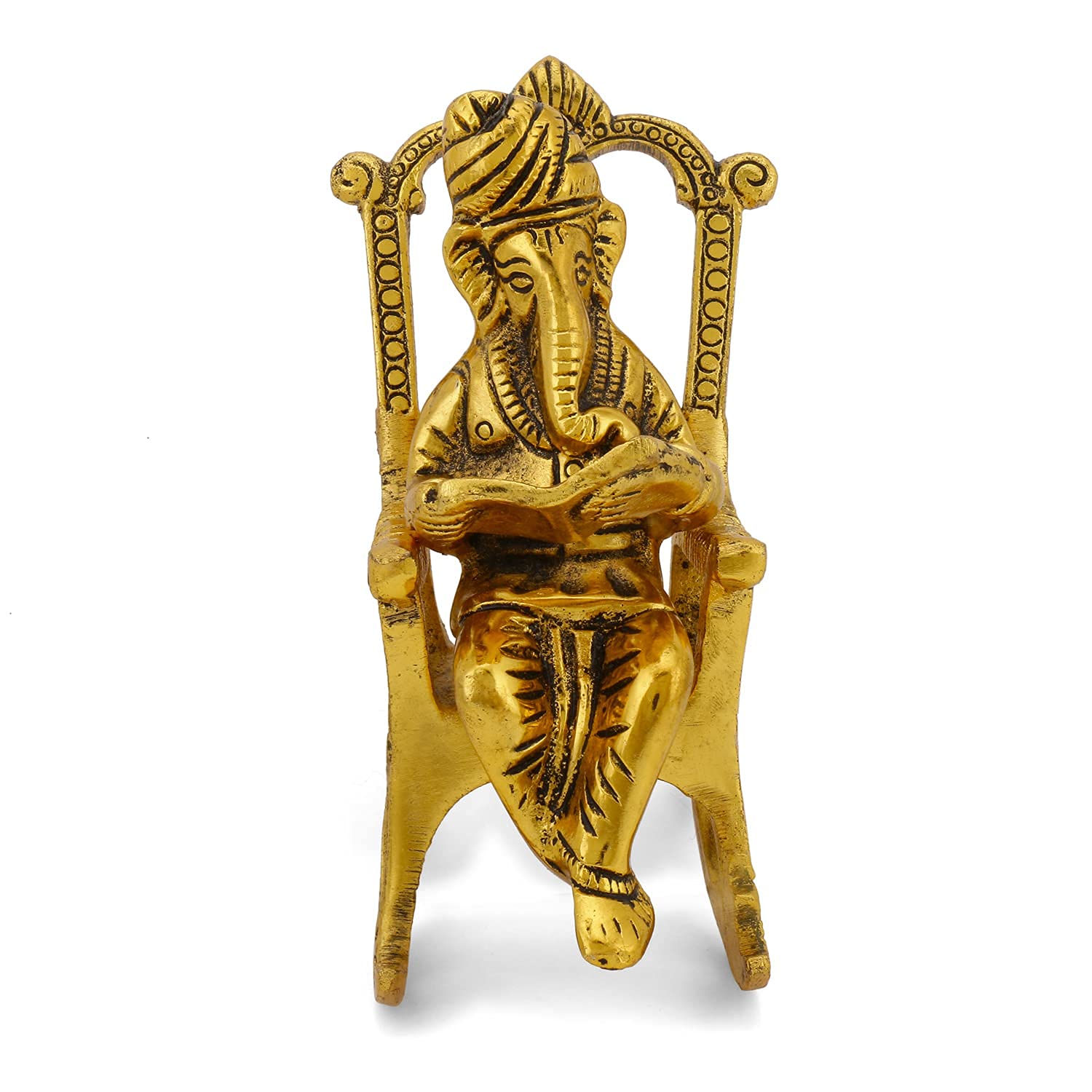 Buy Primeera - Metal Hindu God Ganesha/Ganpati Idol Sculpture, Lord ...