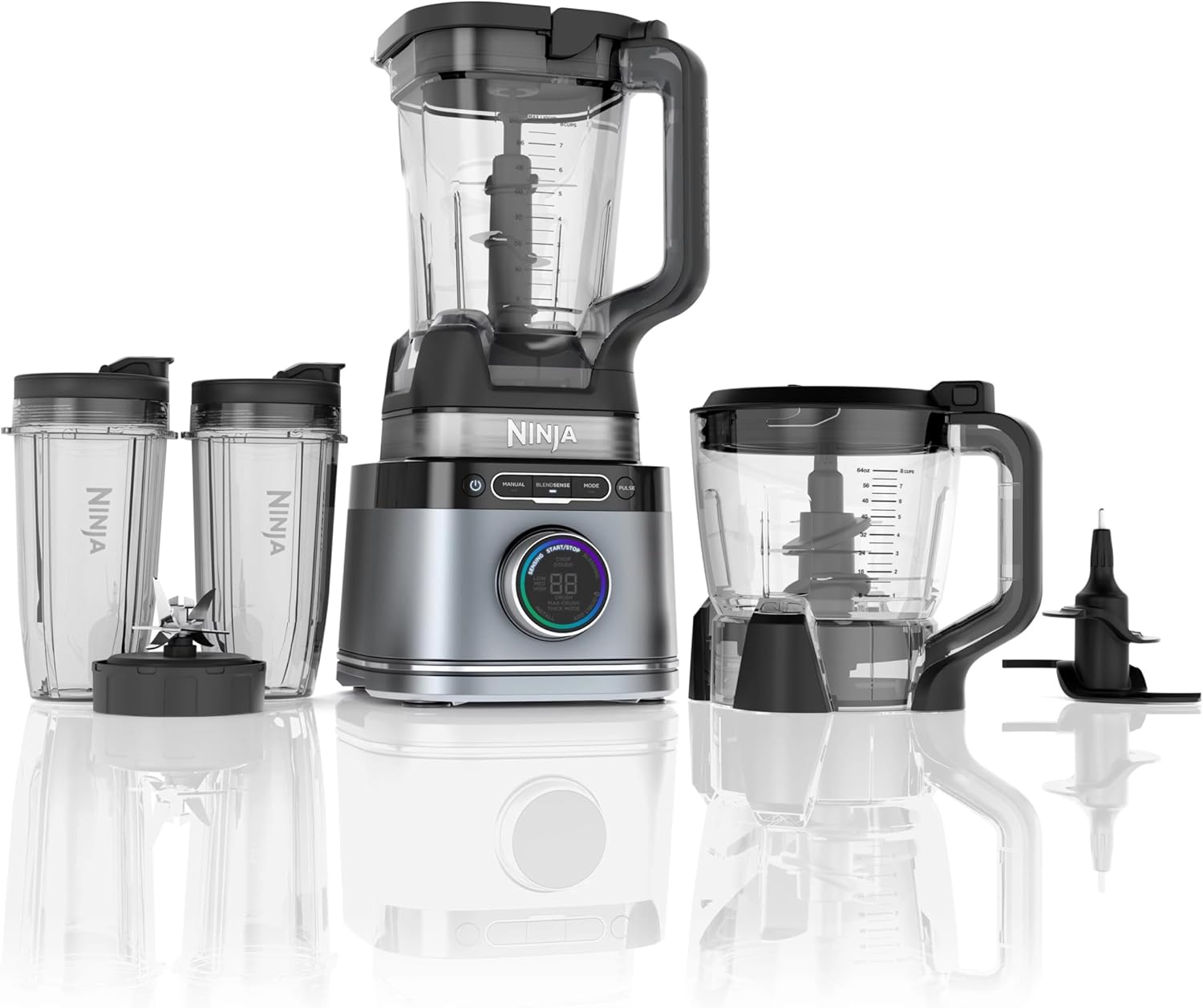 Amazon.com: Ninja TB400 Detect Kitchen System Power Blender + Processor ...