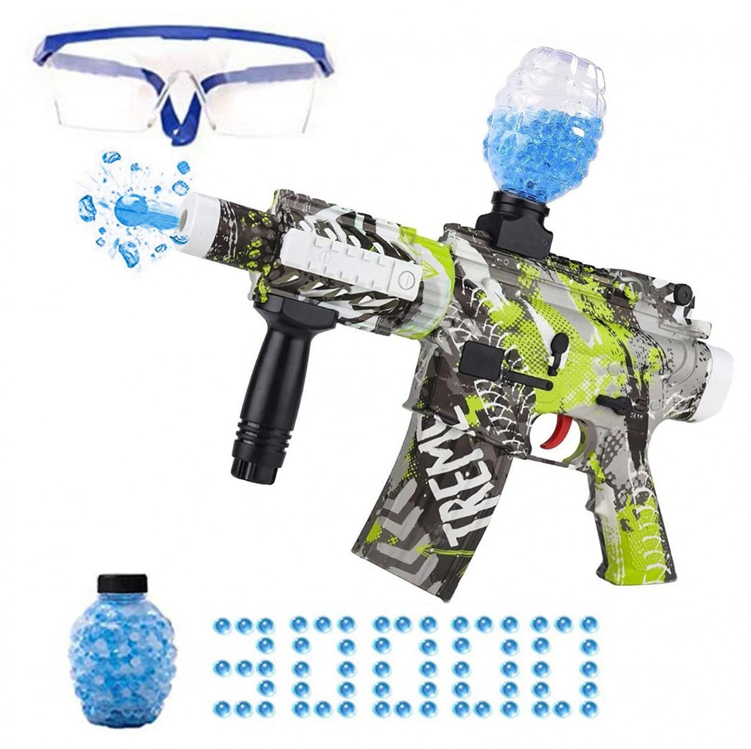 Splatter Ball Gun Electric Gel Blaster Toy Gun With 30000 | Desertcart ...