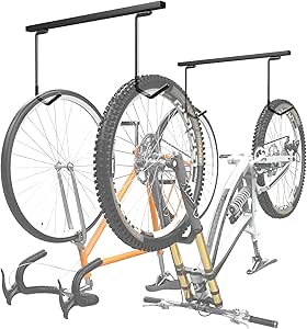 Amazon.com: WALMANN Ceiling Mounted Bike Rack for Garage, Space-Saving ...