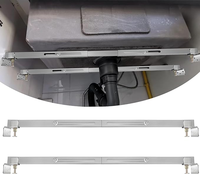 Wdwlbsm 2 Pcs Undermount Sink Brackets,Undermount Sink Supports ...