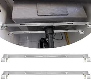 Wdwlbsm 2 Pcs Undermount Sink Brackets,Undermount Sink Supports ...