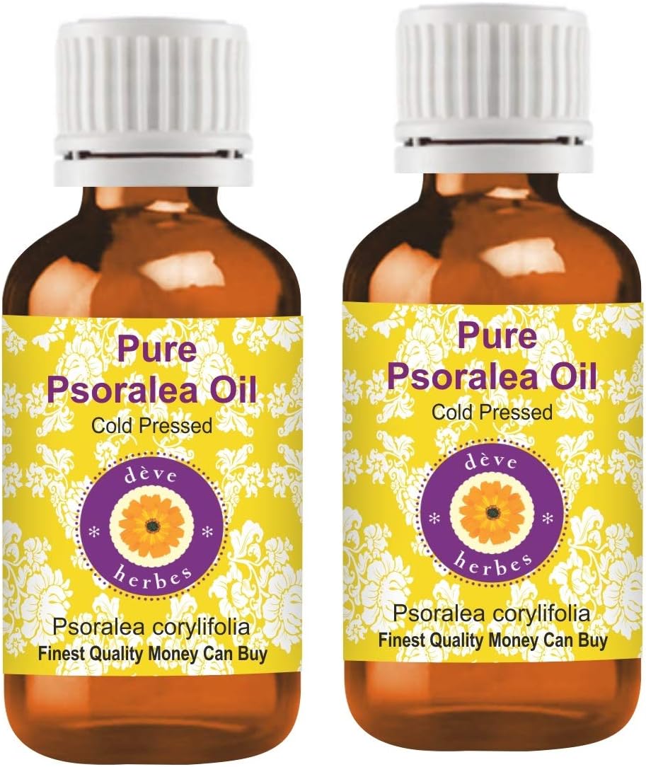 Amazon.co.jp: Deve Herbes Pure Psoralea Corylifolia Oil Cold Pressed ...